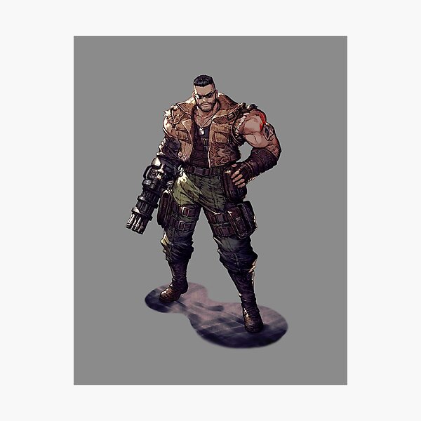 Lámina fotográfica «Barret - War of the Visions: Final Fantasy Brave ...