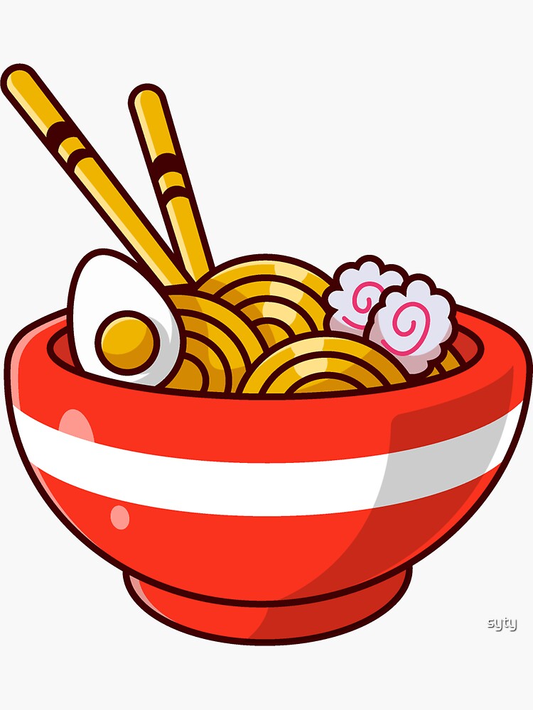 "Ramen" Sticker for Sale by syty | Redbubble