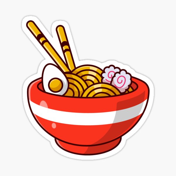 "Ramen" Sticker for Sale by syty | Redbubble