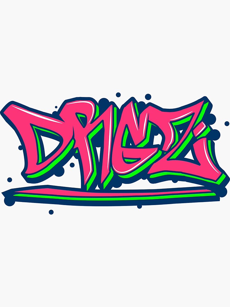 "Upcoming hype street art designs" Sticker for Sale by shopDRGZ | Redbubble