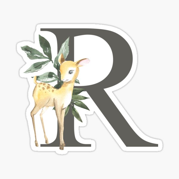 "Alphabet R" Sticker for Sale by Triffy-Jiffy | Redbubble