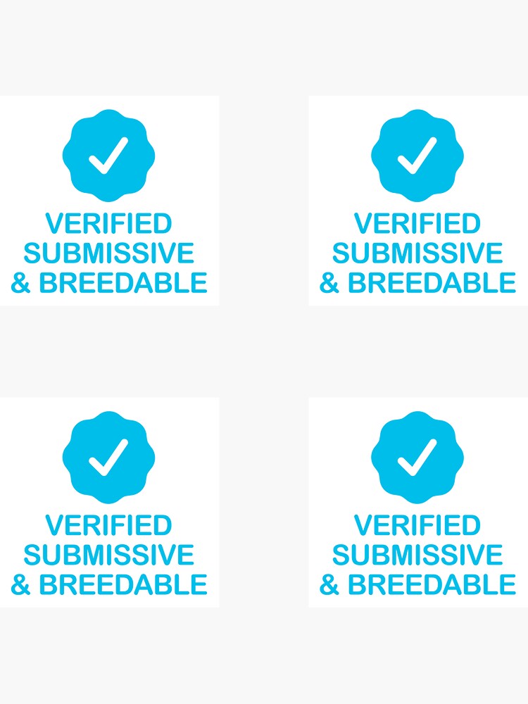 Pegatina «Sumiso verificado y reproducible con marca de verificación ...
