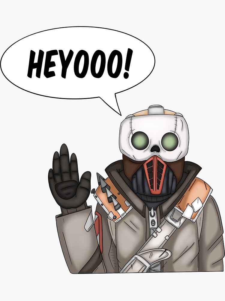 "Borderlands Steve" Sticker for Sale by CaptainShivers | Redbubble