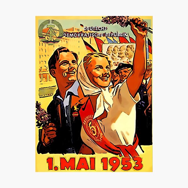 Prints propaganda poster GDR/DDR 1965 — Soviet vintage poster Digital ...