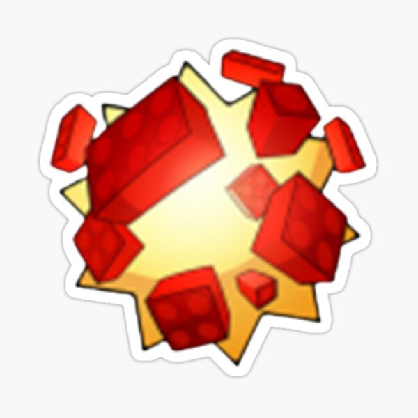 "boom roblo video games logo" Sticker for Sale by BenTsArt | Redbubble