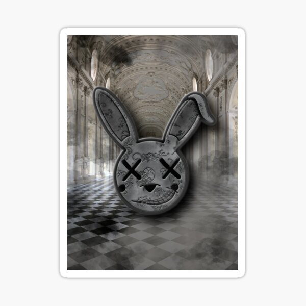 "The Victorian Rabbit" Sticker for Sale by DSRabbit | Redbubble