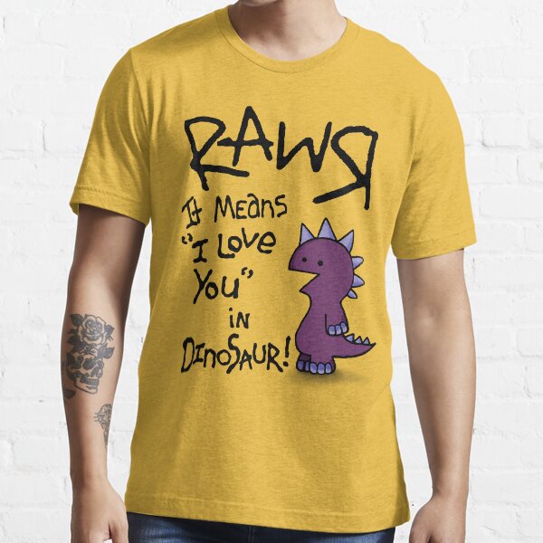 "Rawr" T-shirt by TamEdey | Redbubble | love t-shirts - cute t-shirts ...