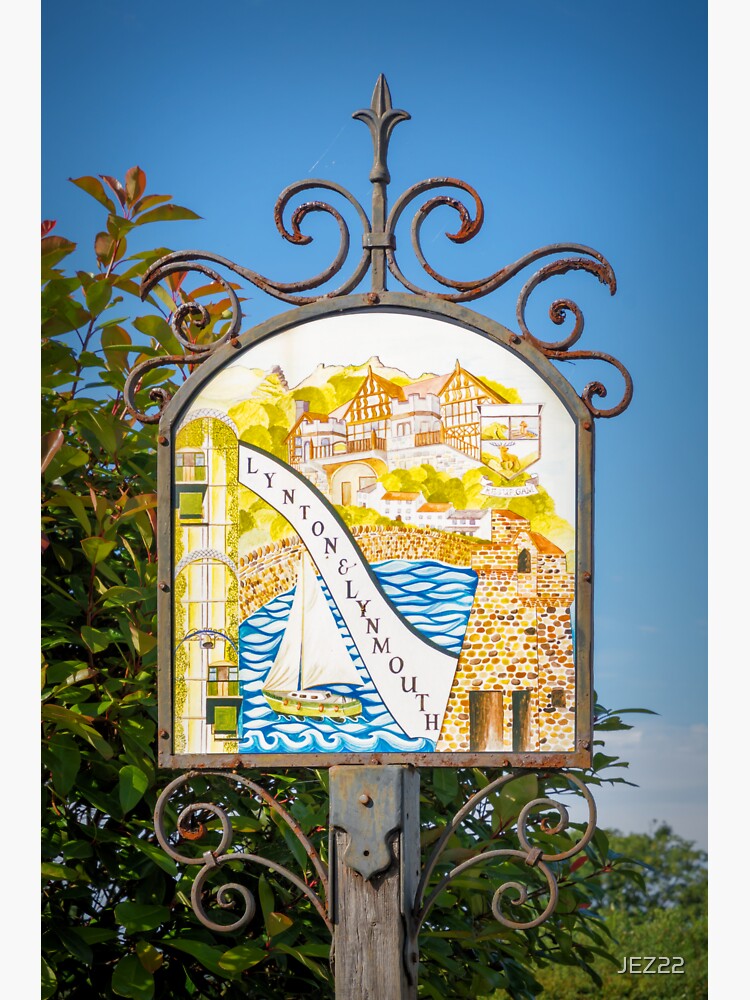 "Lynton and Lynmouth" Sticker for Sale by JEZ22 | Redbubble