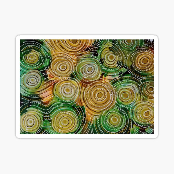 "Cool Current" Sticker for Sale by VJART | Redbubble