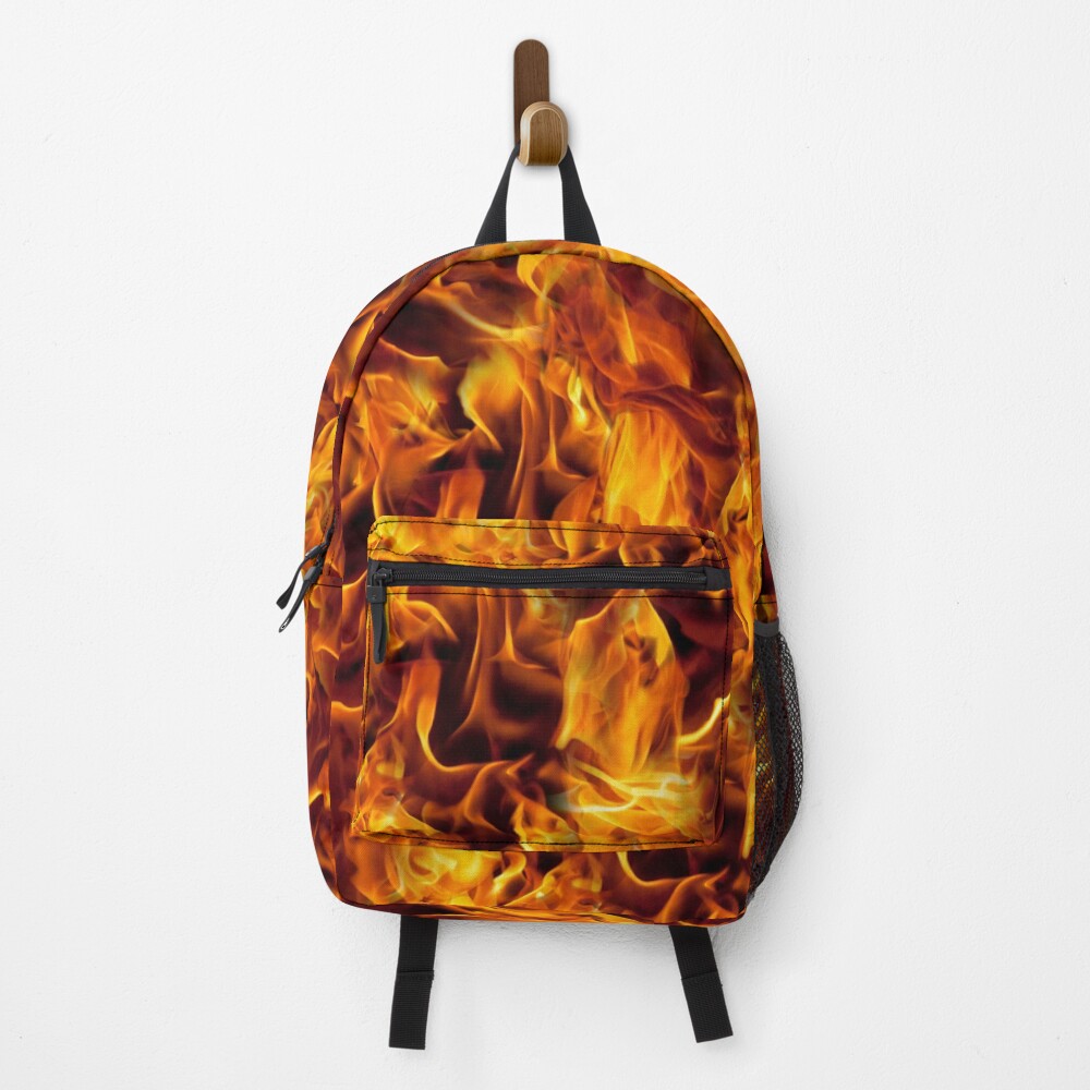 "Fire and Flames Pattern" Backpack for Sale by Gravityx9 | Redbubble