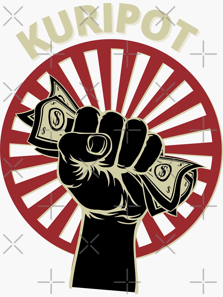 "Filipino Kuripot - Cheapskate" Sticker for Sale by Bahala-Na | Redbubble