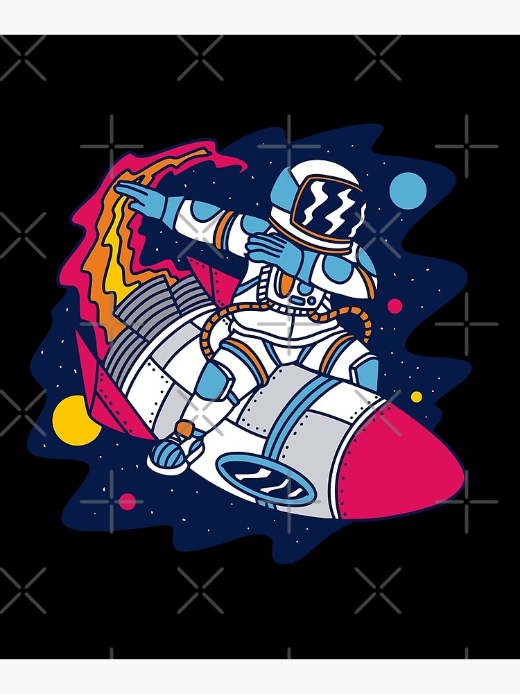 "Dab Astronaut , space " Poster for Sale by TRIBExSPACE | Redbubble