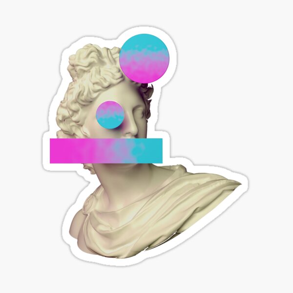 " contemporary statue" Sticker for Sale by StreetComp | Redbubble