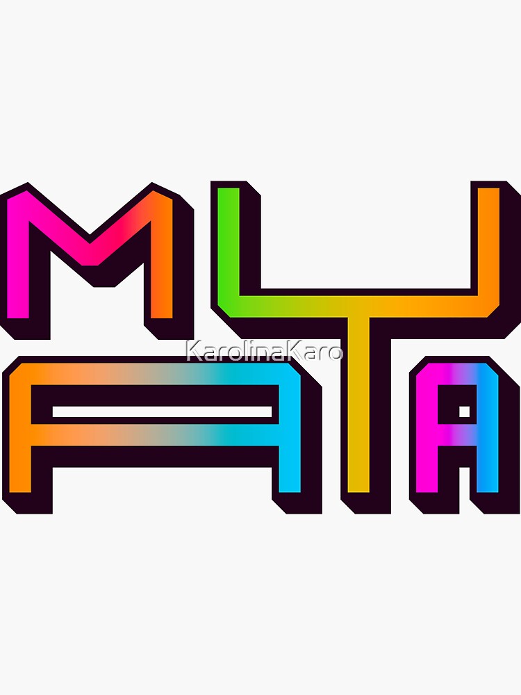 "Maya Name Rainbow Letters" Sticker for Sale by KarolinaKaro | Redbubble