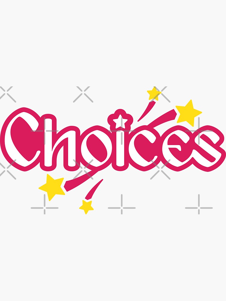 "Choices [drag race]" Sticker for Sale by lazarusheart | Redbubble