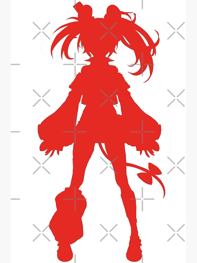 "Hololive EN Gen 2 : Hakos Baelz full body monochrome" Poster for Sale ...