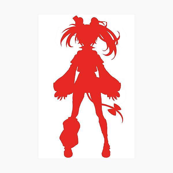 "Hololive EN Gen 2 : Hakos Baelz full body monochrome" Photographic ...