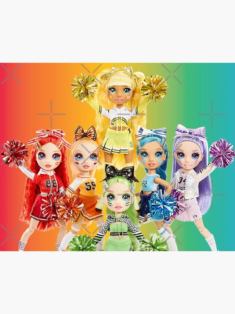 "Rainbow high- cheer" Art Print by Redbubblofficia | Redbubble