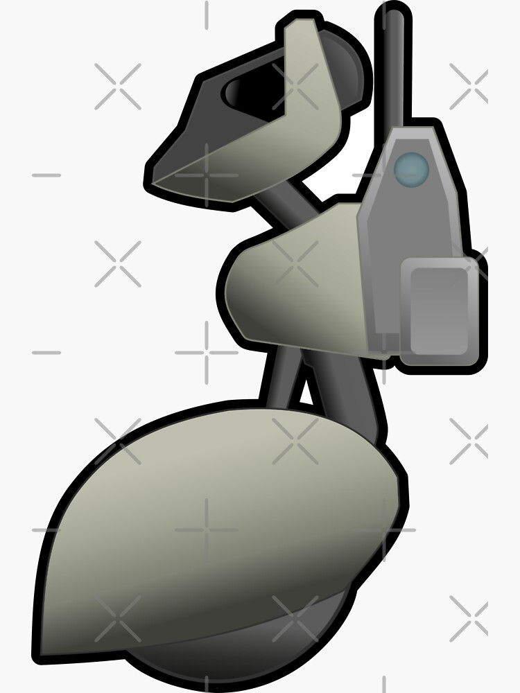 "Rimworld Mechanoid Lancer" Sticker for Sale by StickyBrickit | Redbubble
