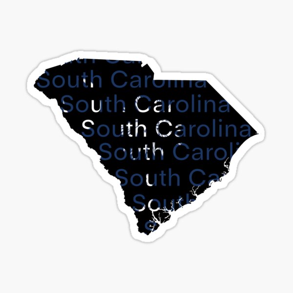 "States: South Carolina + Flag" Sticker for Sale by katielizabethe ...