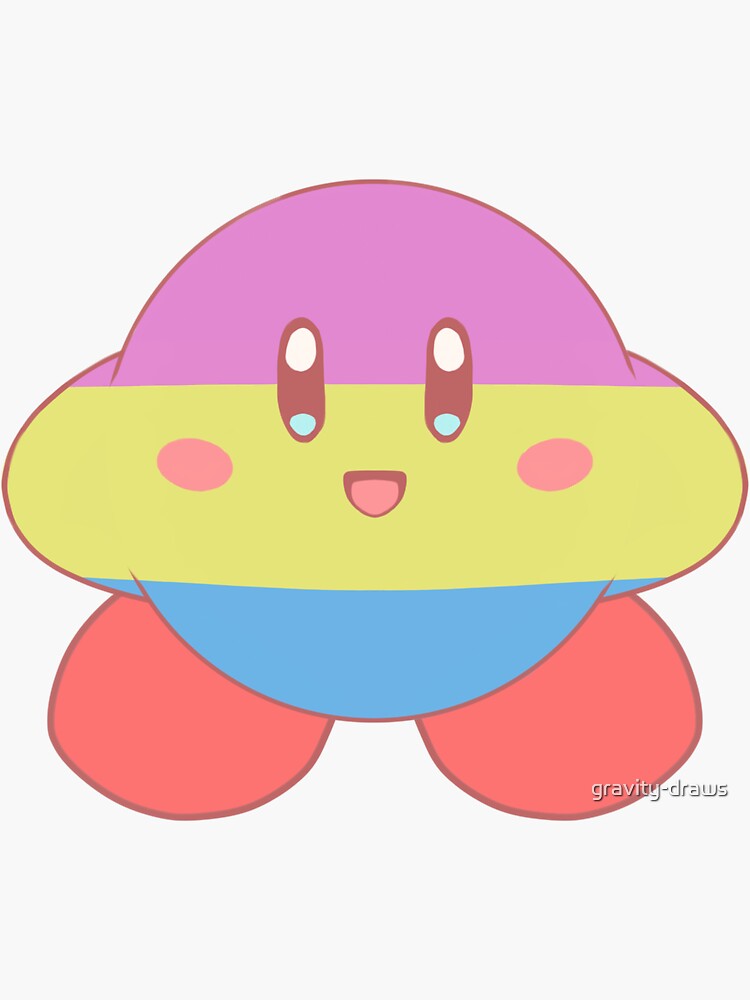 "Cute pan flag design" Sticker for Sale by gravity-draws | Redbubble