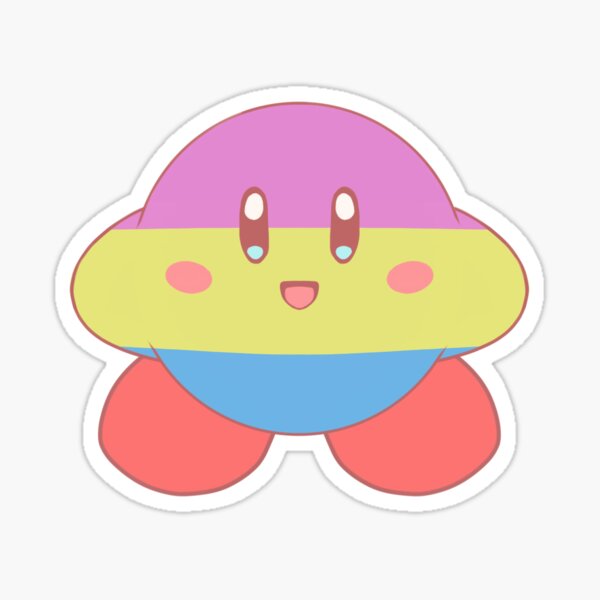 "Cute pan flag design" Sticker for Sale by gravity-draws | Redbubble