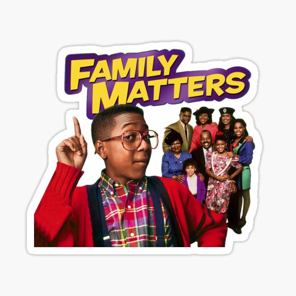 "Family Matters" Sticker for Sale by Dezzso | Redbubble