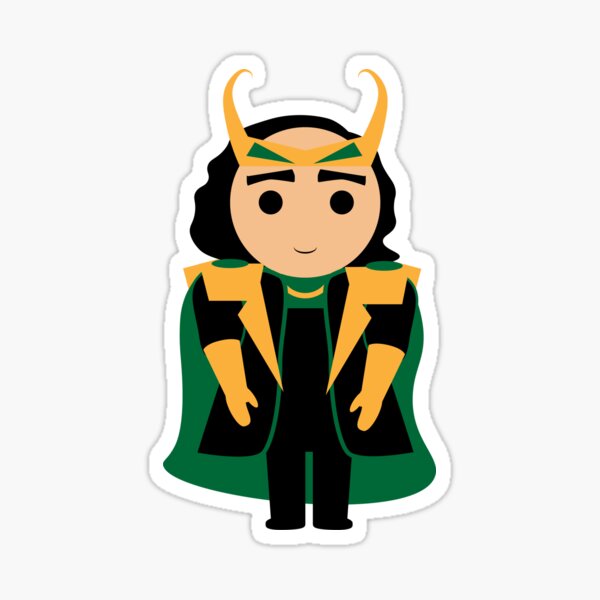 "Loki" Sticker for Sale by LaranjalShop | Redbubble