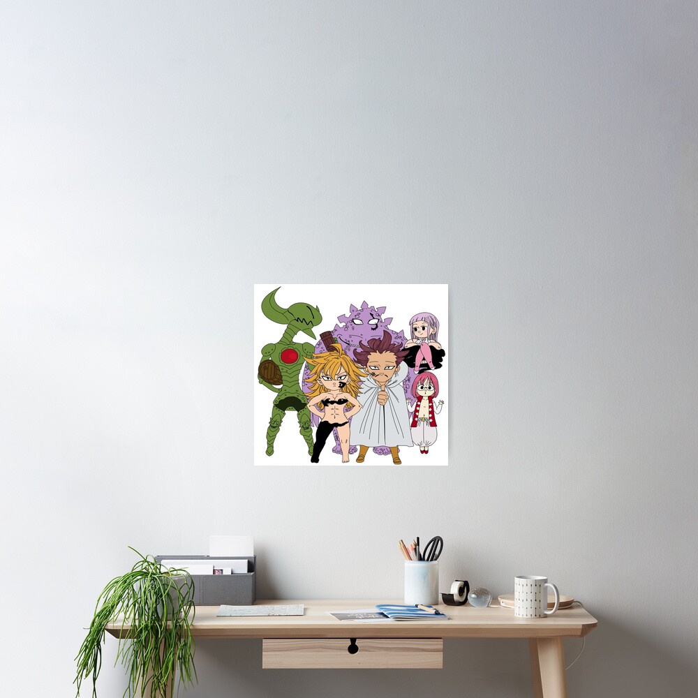 "Chibi Commandments" Poster by katelin1 | Redbubble