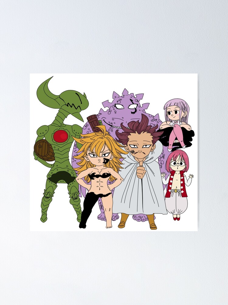 "Chibi Commandments" Poster by katelin1 | Redbubble