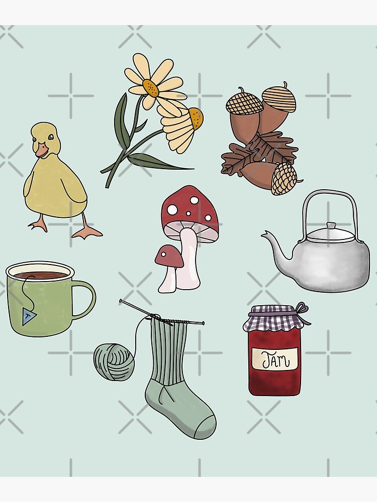 "Cottagecore Starter Pack - Cottage Lifestyle Acorns, knitting, jam ...