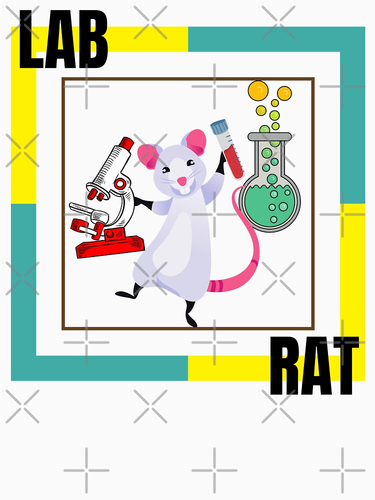 "MEDICAL LAB RAT " T-shirt for Sale by Funwordland | Redbubble ...