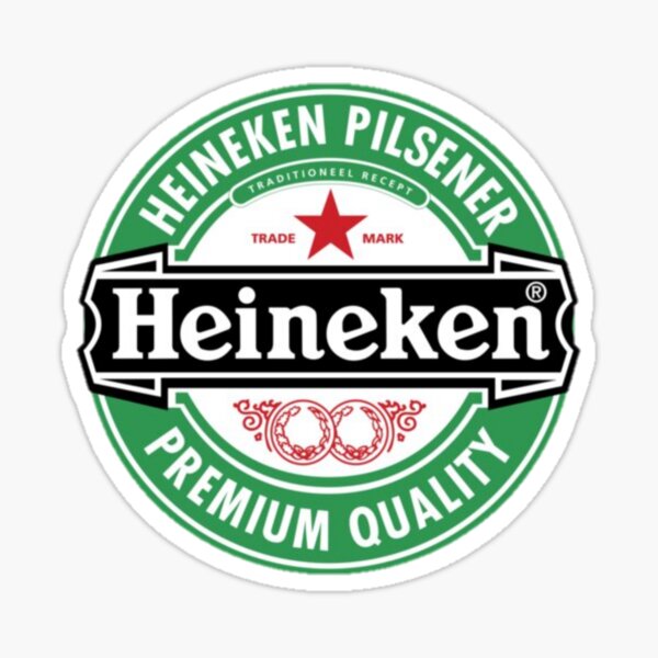 "Heiniken" Sticker for Sale by Epiepo342 | Redbubble