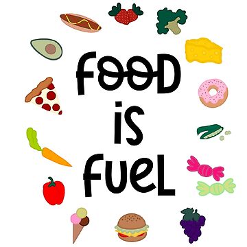 "Food Is Fuel Eating Disorder Recovery " Sticker for Sale by ...
