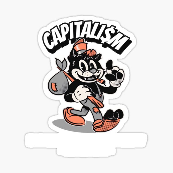 "Capitalism Defined, End Capitalism" Sticker for Sale by Milann599 ...