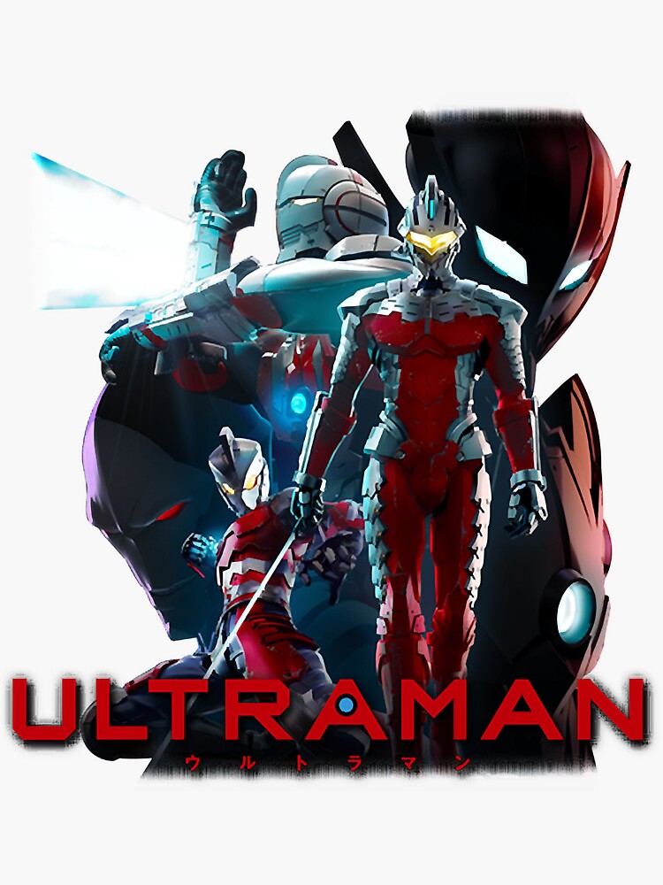 "Ultraman logo Essential" Sticker by scottarlene1 | Redbubble