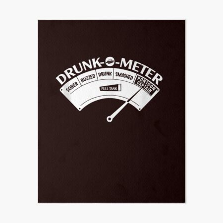 "Drunk o meter Pontoon Captain" Art Board Print by SearerCo451 | Redbubble