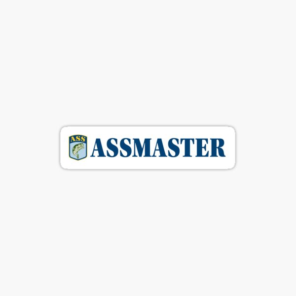 "Assmaster" Sticker for Sale by lodaxaprine | Redbubble