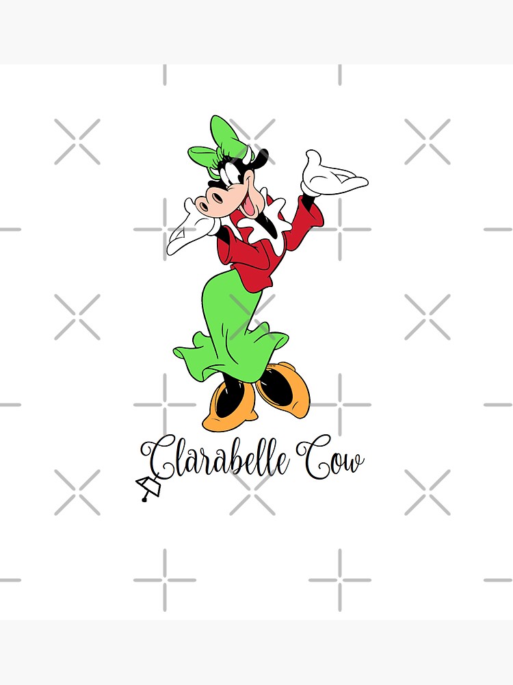 "Clarabelle Cow" Sticker for Sale by fireangel880 | Redbubble