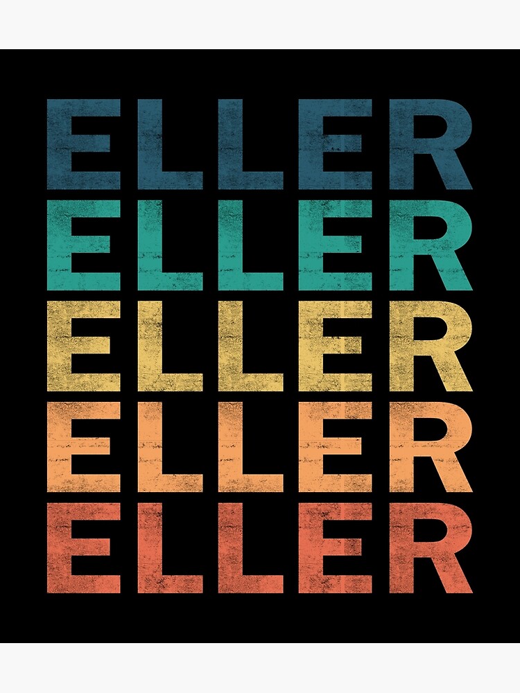 Póster «Camiseta con nombre de Eller - Camiseta de artículo de regalo ...