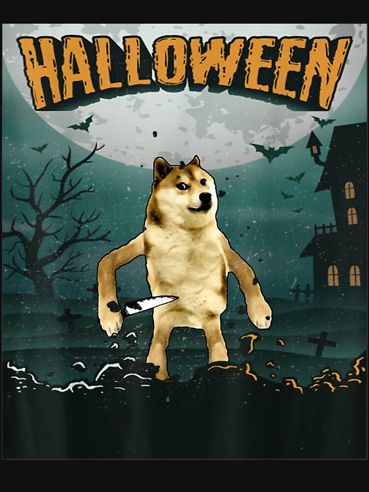 " Halloween Cheems Doge Meme" T-shirt for Sale by vivanbess | Redbubble ...