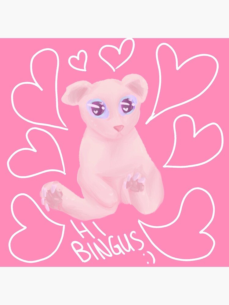 "bingus" Sticker by SydIsANerd | Redbubble