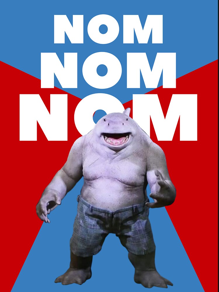 Camiseta «Suicide Squad 2 King Shark NOM NOM Camiseta clásica» de ...