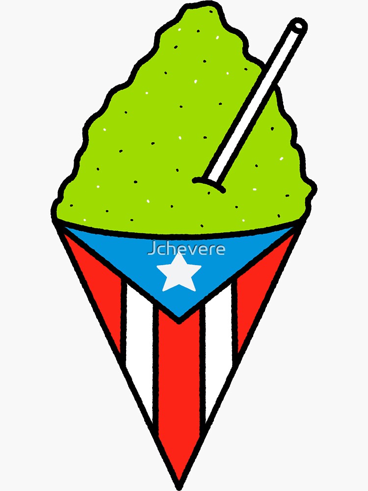 "Piragua de Limón - Puerto Rico" Sticker for Sale by Jchevere | Redbubble
