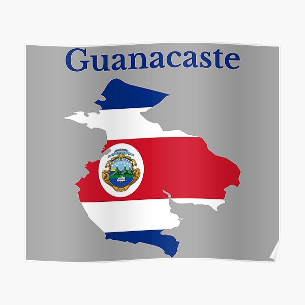 Póster «Diseño de Mapa de la Provincia de Guanacaste, Costa Rice» de ...
