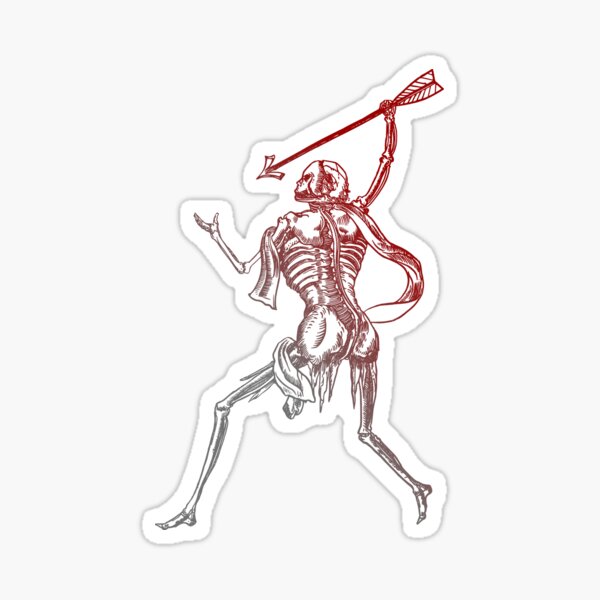 "Death" Sticker for Sale by Zandrosa | Redbubble