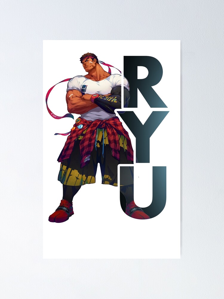 Póster «Street Fighter Ryu, Video juegos 80s Ryu, Ryu Moderno, Ryu vs ...