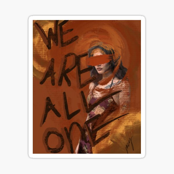 "We are one " Sticker by jacywashere | Redbubble