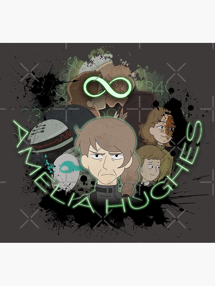 "Amelia Hughes Infinity Train (w/ Text)" Poster for Sale by ...