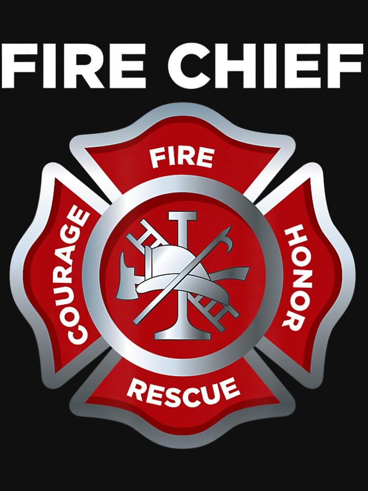 "Firefighter Firefighting Fireman Fire Chief" T-shirt for Sale by ...
